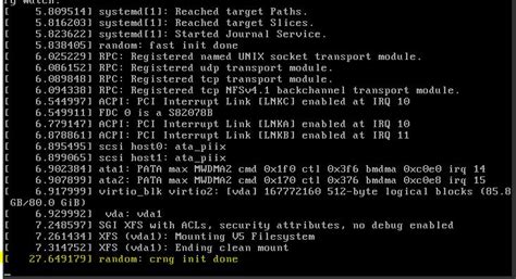 Linux Загрузка останавливается на Random Crng Init Done Stack