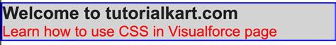 How To Add CSS To Visualforce Pages Salesforce