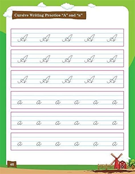 Cursive Writing For Kindergarten
