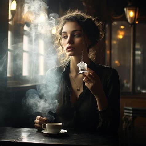 Premium Ai Image Smocking Person In The Home Closeup Of Smocking Person Smoker With Smoke