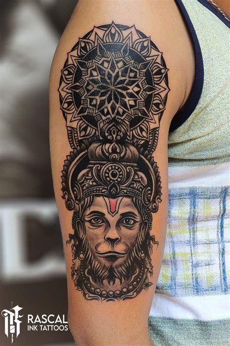 Hindu God Hanuman Tattoo