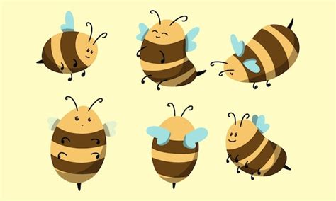 2d Bee Vectors And Illustrations For Free Download Freepik