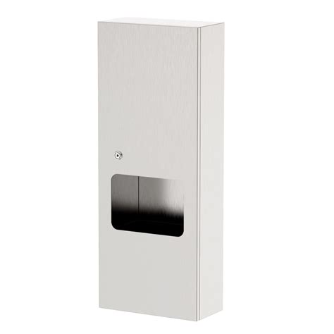 Paper Towel Dispenser With Waste Receptacle Stainless Steel Product