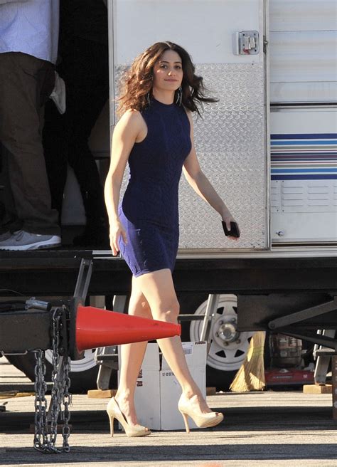 Emmy Rossum On The Set Of Shameless In Los Angeles November 2015 • Celebmafia
