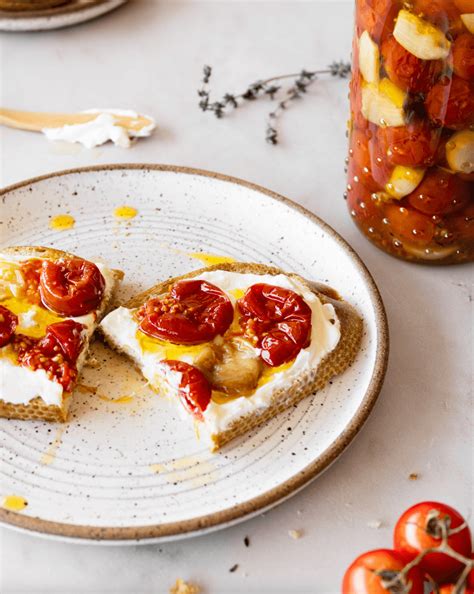 Tomato Confit Recipe Slow Roasted Tomatoes Brit Co Brit Co