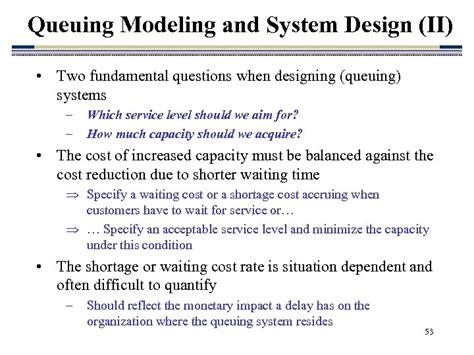 Introduction To Queuing And Simulation Chapter 6 Business
