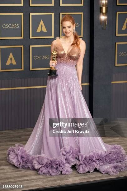 Jessica Chastain Oscars Photos And Premium High Res Pictures Getty Images