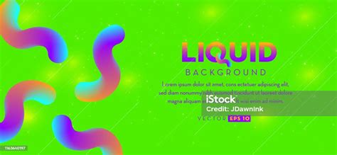 액체 색상 배경 디자인입니다 유체 그라데이션 도형 컴포지션입니다 미래 지향적 인 디자인 포스터 Eps10 벡터 스톡 일러스트레이션 0명에 대한 스톡 벡터 아트 및 기타