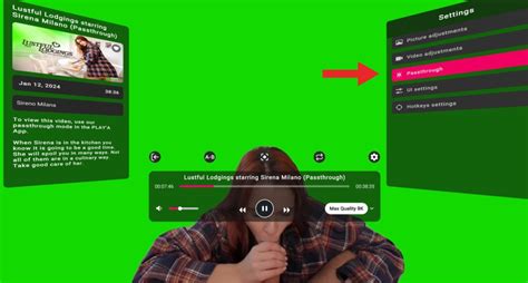 How To Watch Green Screen Passthrough Videos Vr Porn Blog