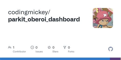 Github Codingmickeyparkitoberoidashboard