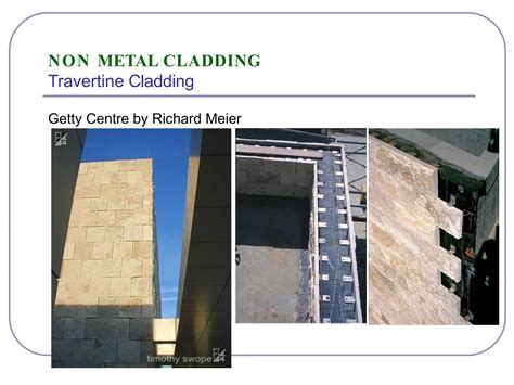 Construction Technology V Metal Composite Cladding Non Metal Cladding