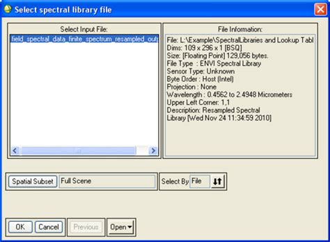Dialog That Appears To Prompt The User To Enter The Name Of A Spectral Download Scientific