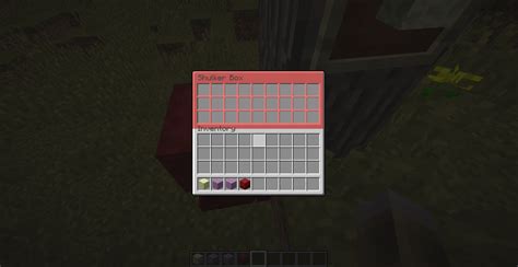 CONCEPT Colored Shulker Boxes GUI Using Optifine Resource Packs Mapping And Modding Java
