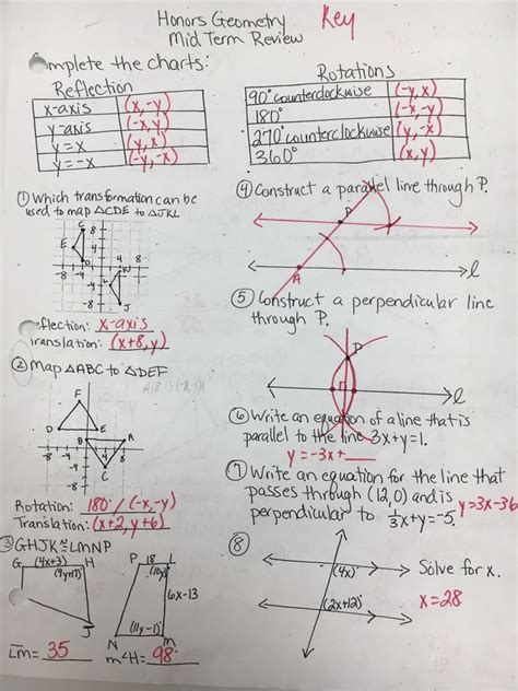 Honors Geometry Mrs Harris