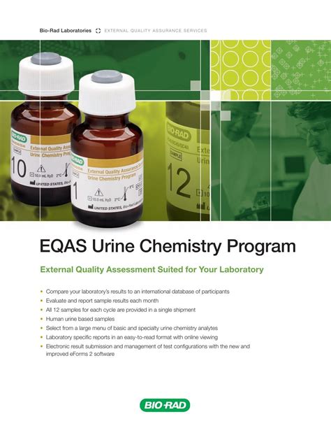 Eqas Urine Chemistry Program Qcnet Eqas Urine Chemistry Program Qcnet