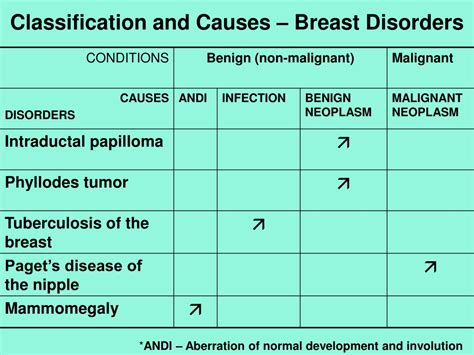Ppt Comprehensive Overview Of Benign And Malignant Breast Conditions