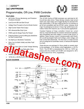 Uc3851n Datasheetpdf Texas Instruments