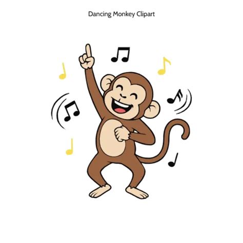 Free Dancing Monkey Clipart Template To Edit Online