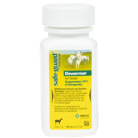 Safeguard Goat Dewormer 125 Ml Prb Feed And Rentals