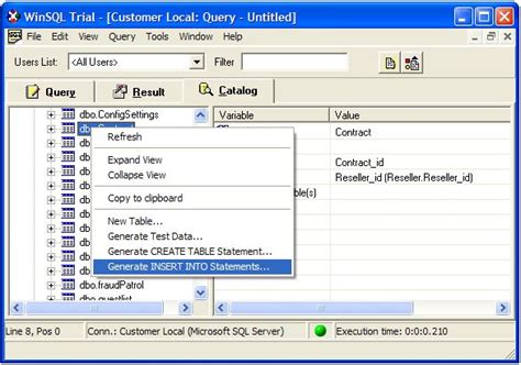 Insert Statement Wizard