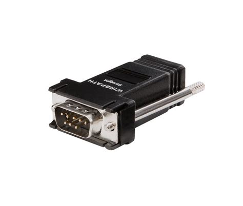 Binary DB9 Male To RJ45 Modular Adapter Straight Pinout Techni Contact