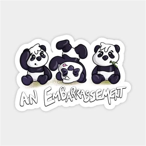 An Embarrassment Of Pandas Panda Magnet Teepublic