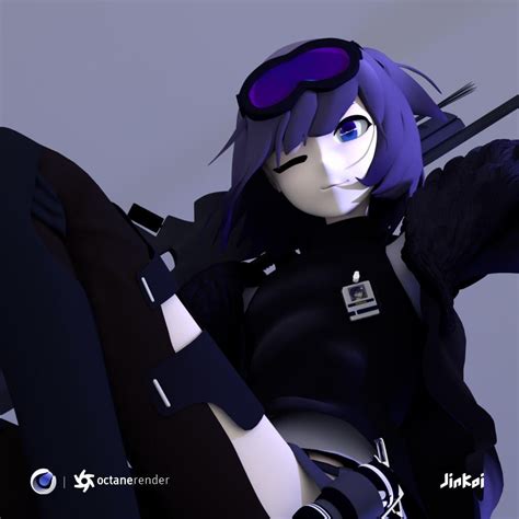 Andreana 3d Model Practice Rarknights