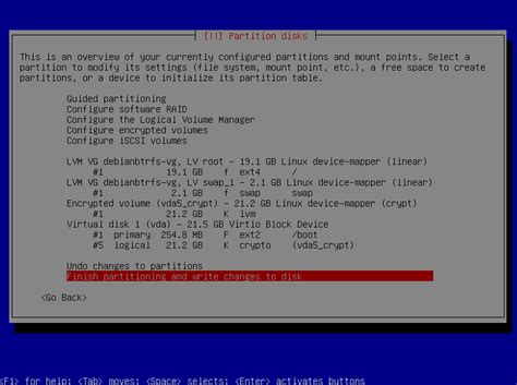 Installing Debian 10 Buster With Encrypted Lvm And Btrfs Subvolumes