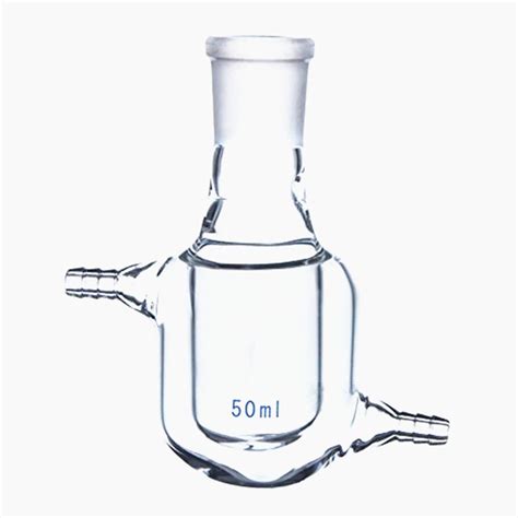 Laboratory Jacketed Glass Double Layer Flask Reactor Bottle Beaker Lab Jacketed Kit Tool