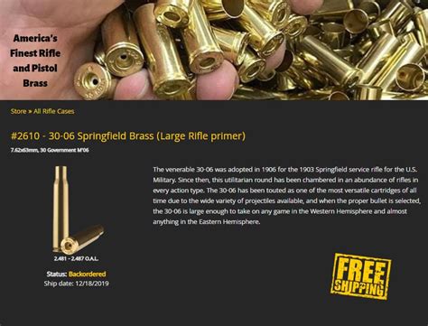 TESTED: NEW 30-06 Brass from Starline – Ultimate Reloader