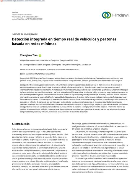 Embedded Real Time Detection Of Vehicles And Pedestrians Enes Pdf Red Neuronal Artificial