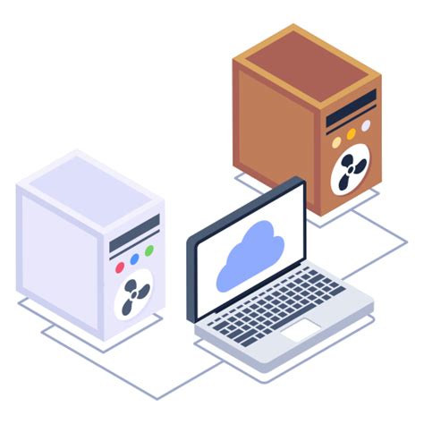 Big Data Generic Isometric Icon