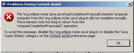 Eclipse Java Content Assist Not Working Stack Overflow