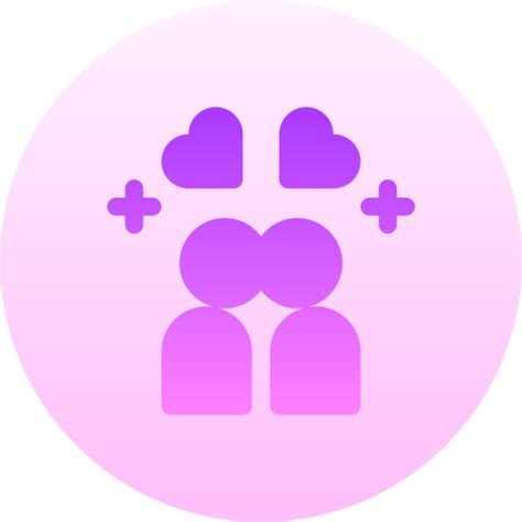 Kiss Basic Gradient Circular Icon