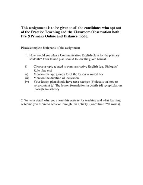 Doc Alternative Assignment Pptt