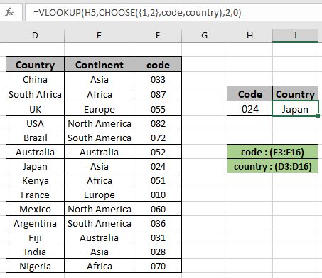 Formulas To Lookup In Excel