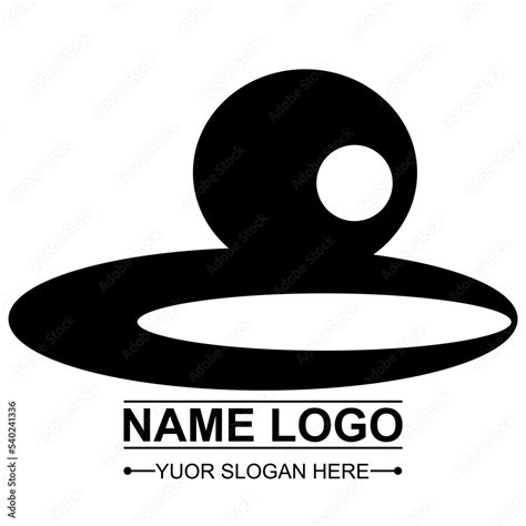 Black Color Logo Design You Can Re Edit Vector Design Isolated White