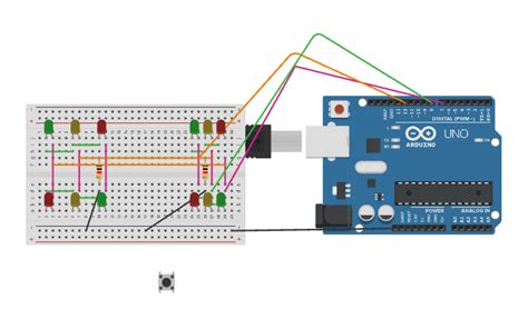 Circuit Design Semaforos Tinkercad Circuit Design Semaforos Tinkercad