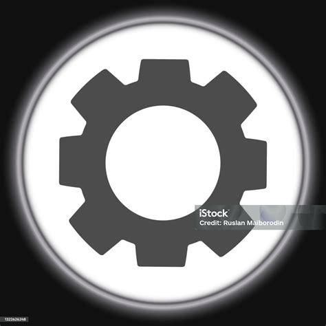 톱니 바퀴 아이콘 설정 또는 기어의 기호입니다 윤곽 현대 디자인 회색 버튼 개념에 대한 스톡 벡터 아트 및 기타 이미지 개념 개발 건설 기계류 Istock