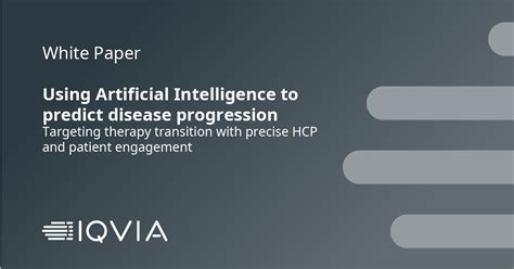 Iqvia On Linkedin Using Artificial Intelligence To Predict Disease Progression