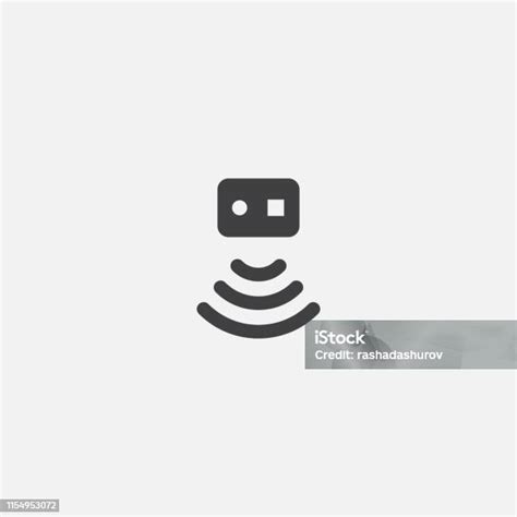 Ikon Dasar Sensor Aktif Ilustrasi Tanda Sederhana Desain Simbol Sensor Aktif Dapat Digunakan