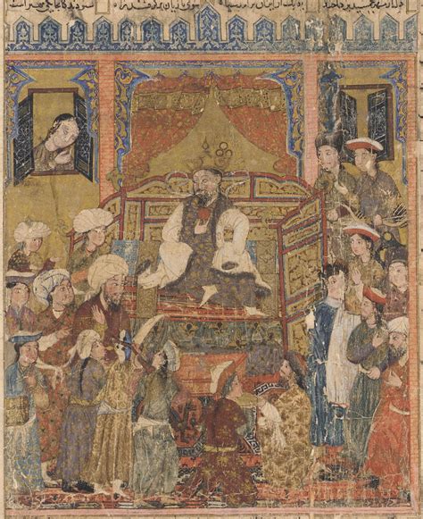 The Iranians Place The Arab King Zahhak On The Throne Great Mongol