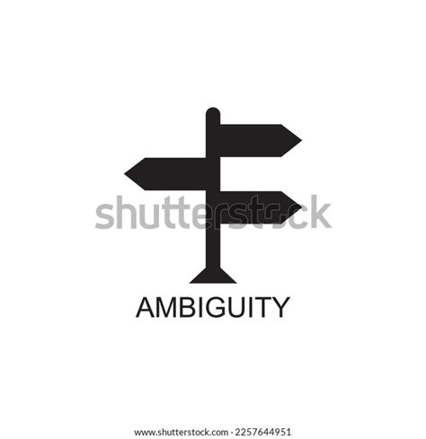 Ambiguity Icon Analysis Icon Vector Stock Vector Royalty Free