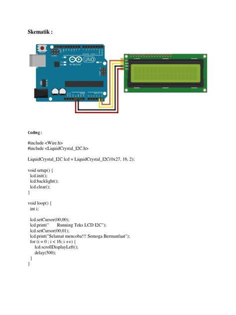 Lcd Runing Teks Skematik Coding Pdf