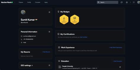 Sumit Kumar On Linkedin Sql Goldbadge Datascience Hackerrank Achievementunlocked