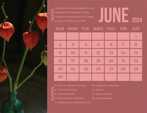 June 2024 Calendar Desktop Wallpaper Good Calendar Idea