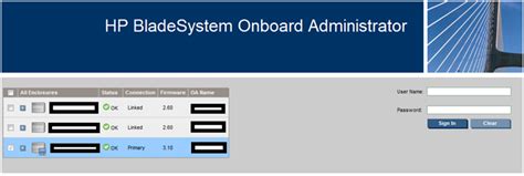 C7000 Enclosure Interlink « Vmexplorer