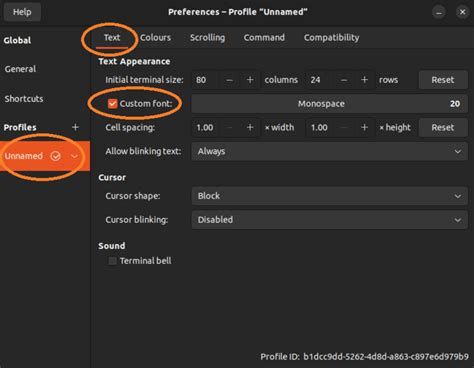 How To Change Terminal Font Size In Ubuntu