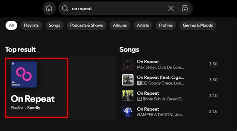 Find Your On Repeat Playlist On Spotify Build My Plays