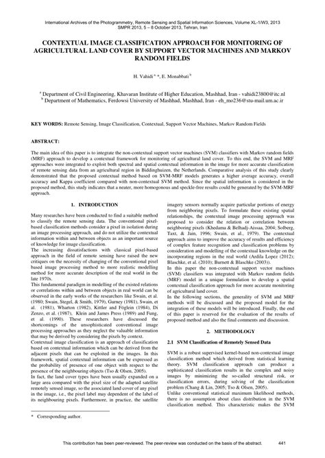 pdf contextual image classification approach for monitoring of